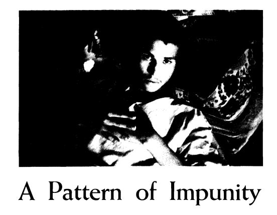 Physicians for Human Rights - A Pattern of Impunity